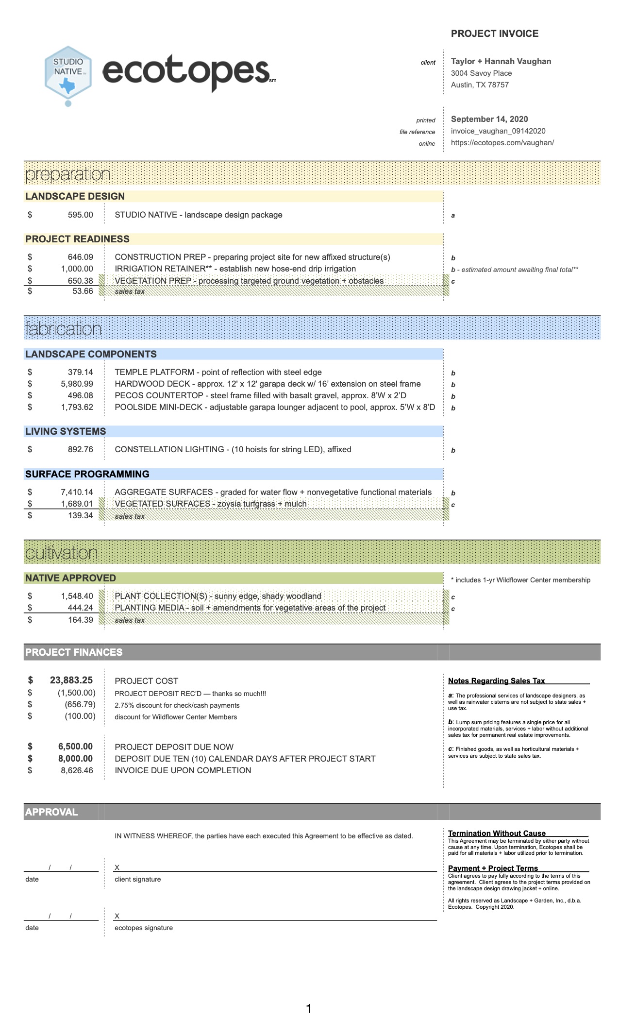 invoice_vaughan_09142020 | ecotopes