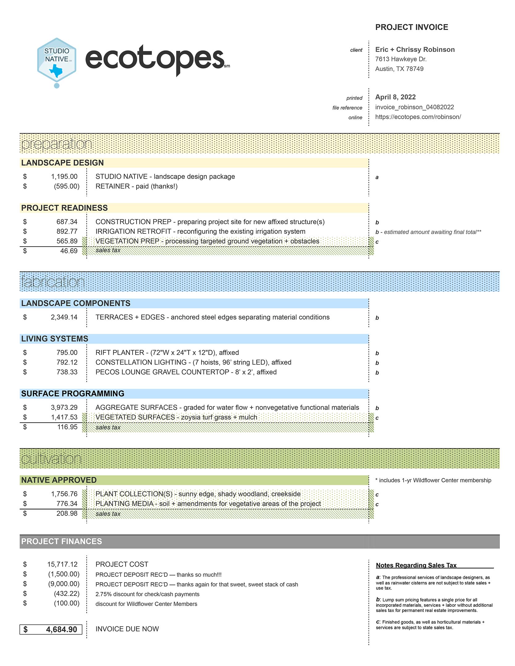 invoice_robinson_04082022 | ecotopes
